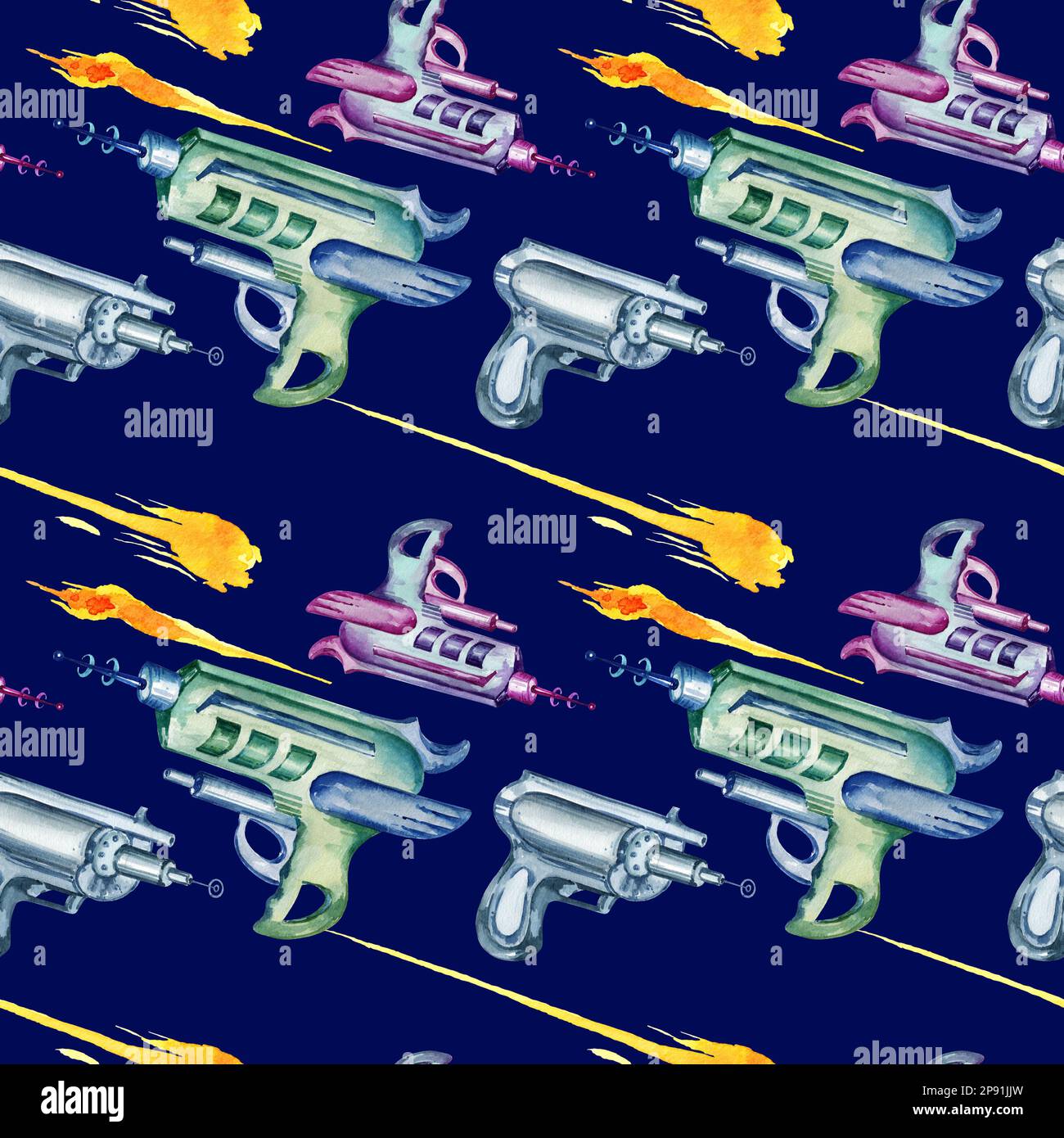 Animated Astronaut With A Ray Gun