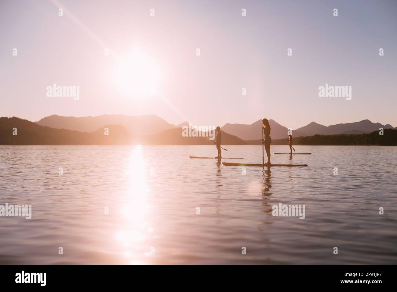 SUP - Stand up Paddle Stock Photo - Alamy