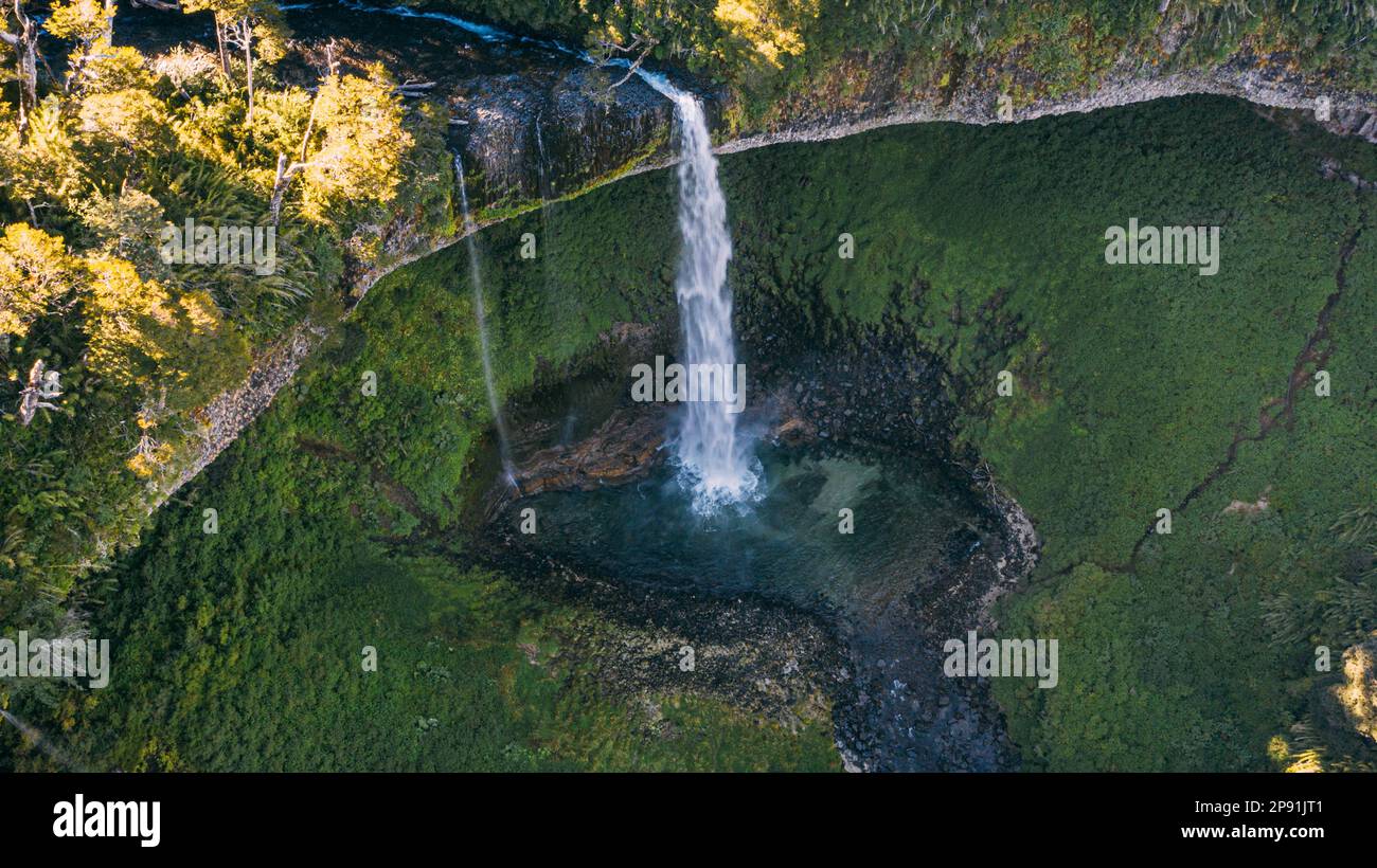 Drone Landscape - forest and lake Stock Photo - Alamy