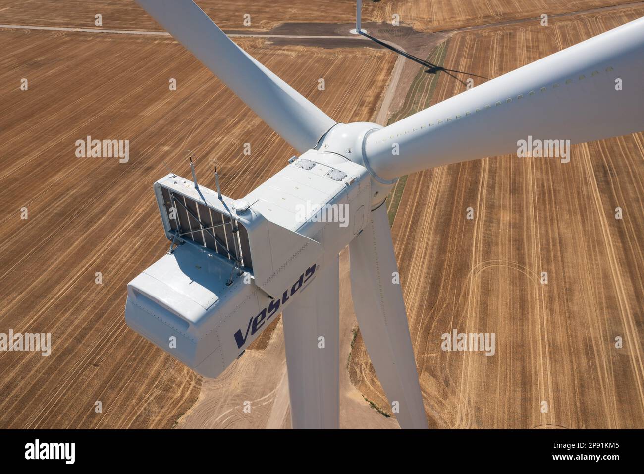 Lower Silesia, Poland: Kostomłoty Wind Farm owned by Polenergia located nearby city of Wrocław ...