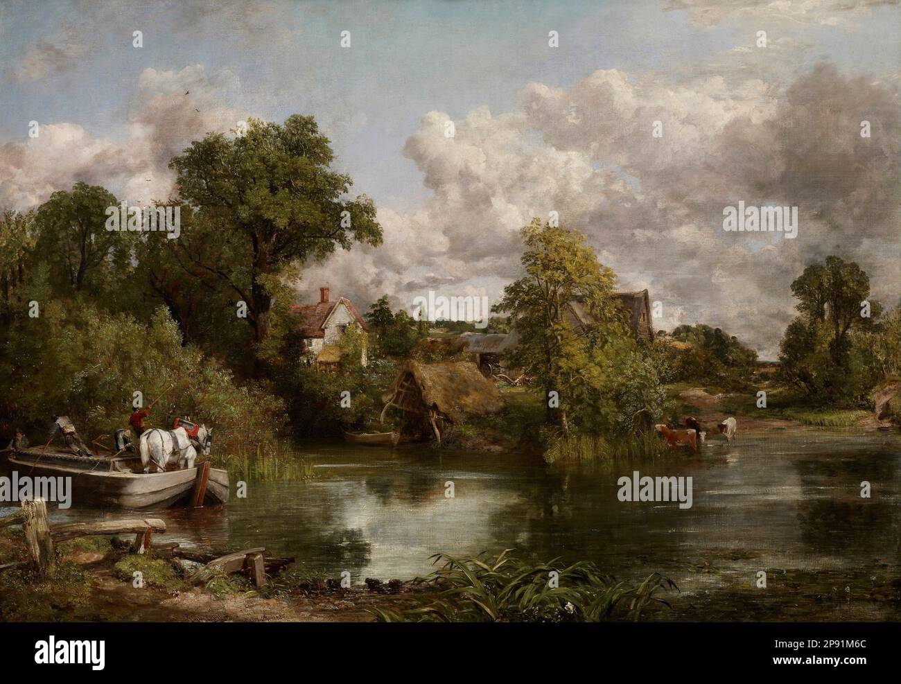The white horse 1819 by John Constable Stock Photo - Alamy