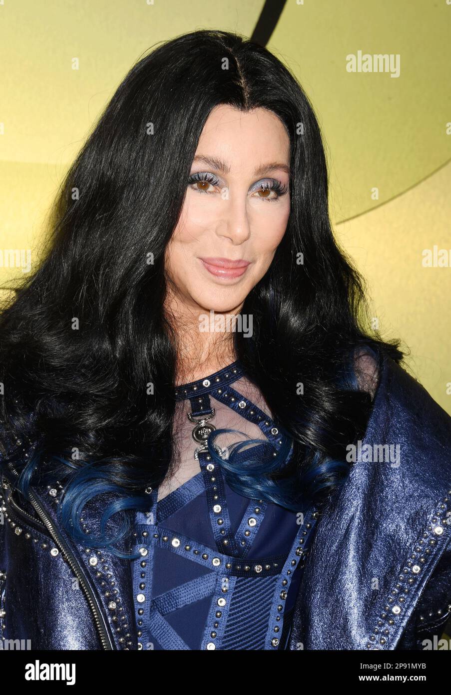 WEST HOLLYWOOD, CALIFORNIA - MARCH 09: Cher attends the Versace FW23 ...