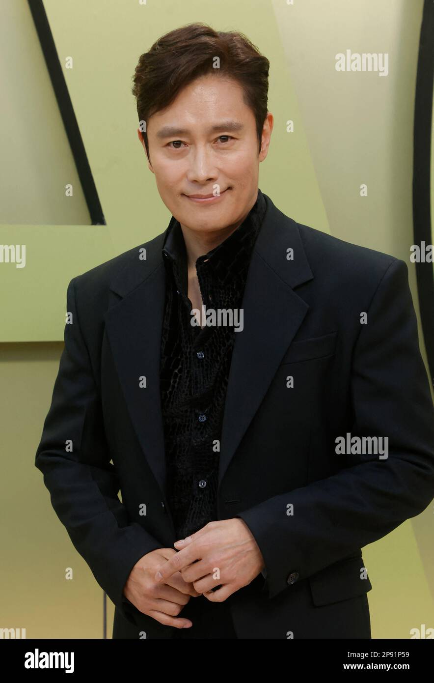 Lee Byung-hun attends at the Versace FW23 Show held at the Pacific ...