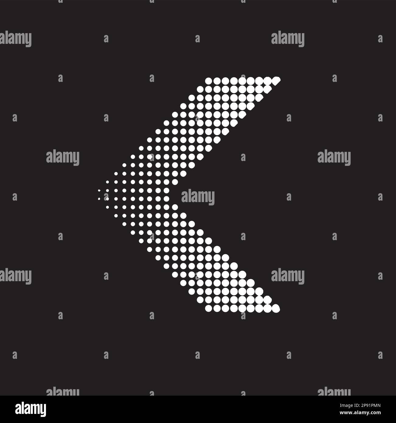 Digital pixels arrow hi-res stock photography and images - Alamy