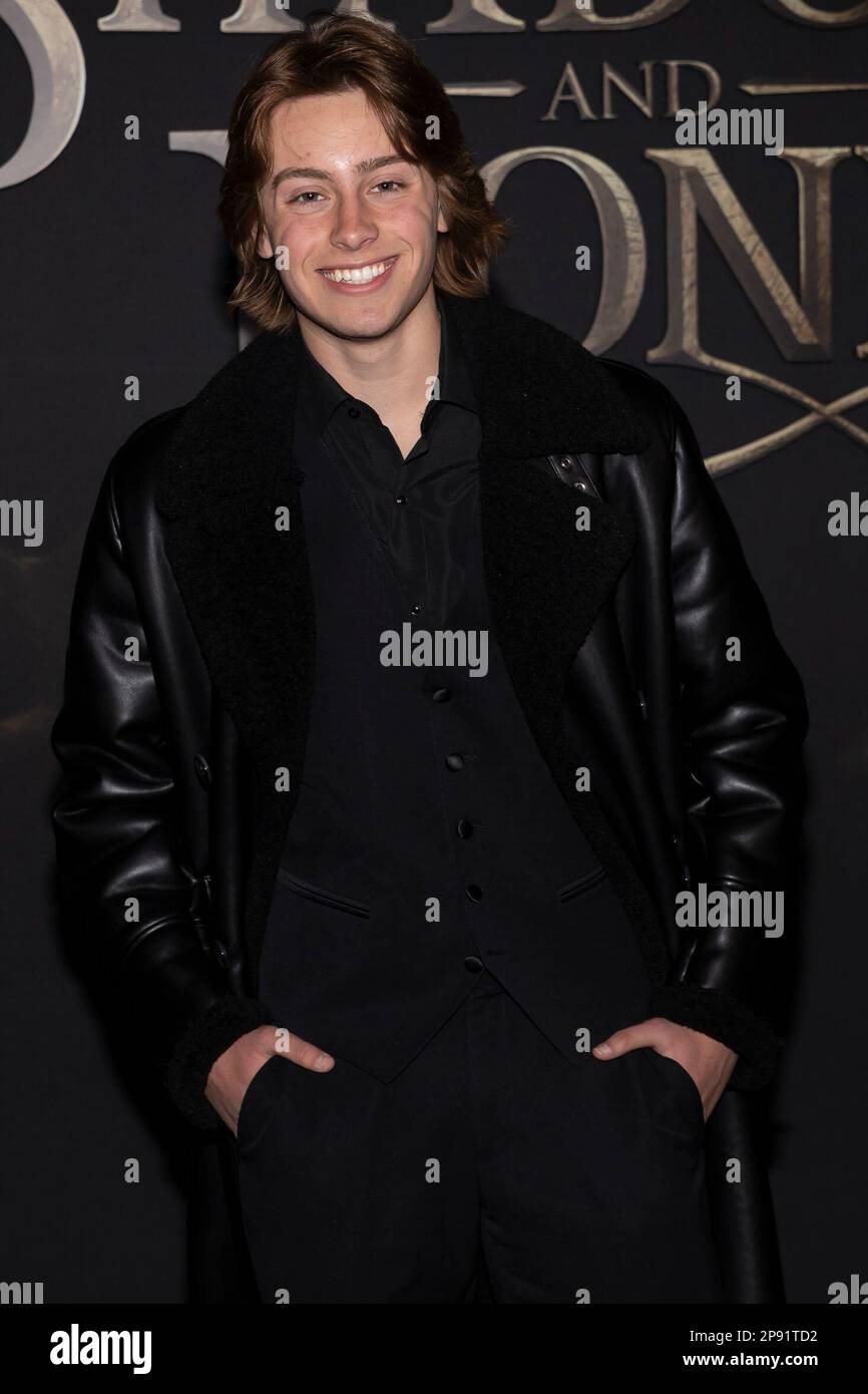 Ryker Baloun attends the arrivals of Netflix Shadow and Bone Premiere ...