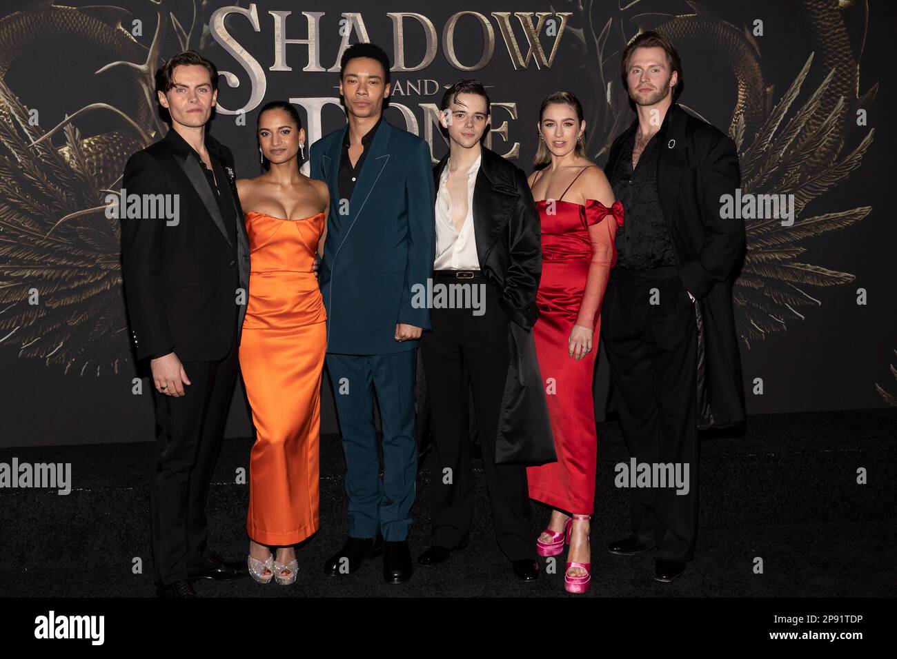 Freddy Carter, Amita Suman, Kit Young, Jack Wolfe, Danielle Galligan and Calahan Skogman attend ...