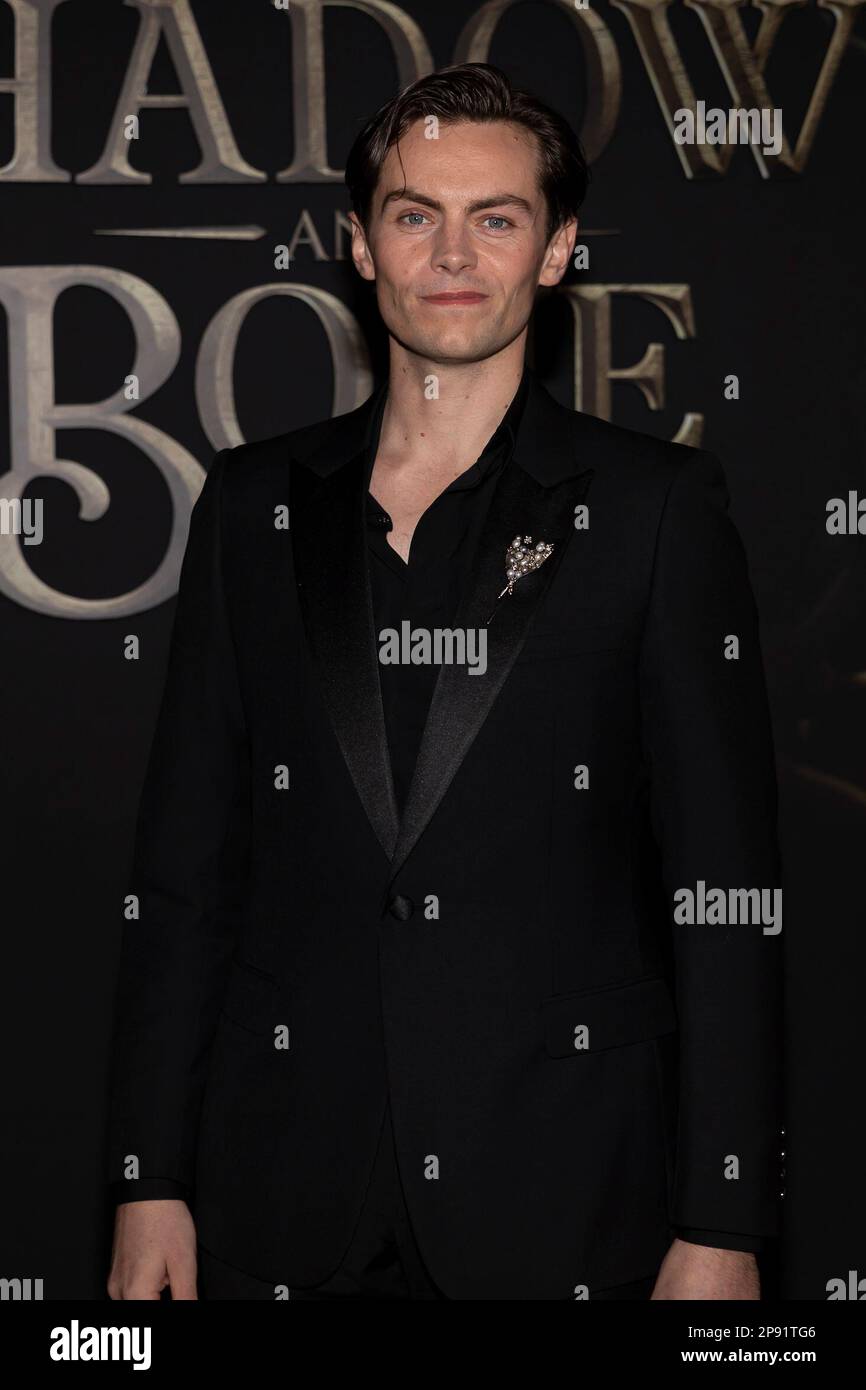 Freddy Carter attends the arrivals of Netflix Shadow and Bone Premiere ...