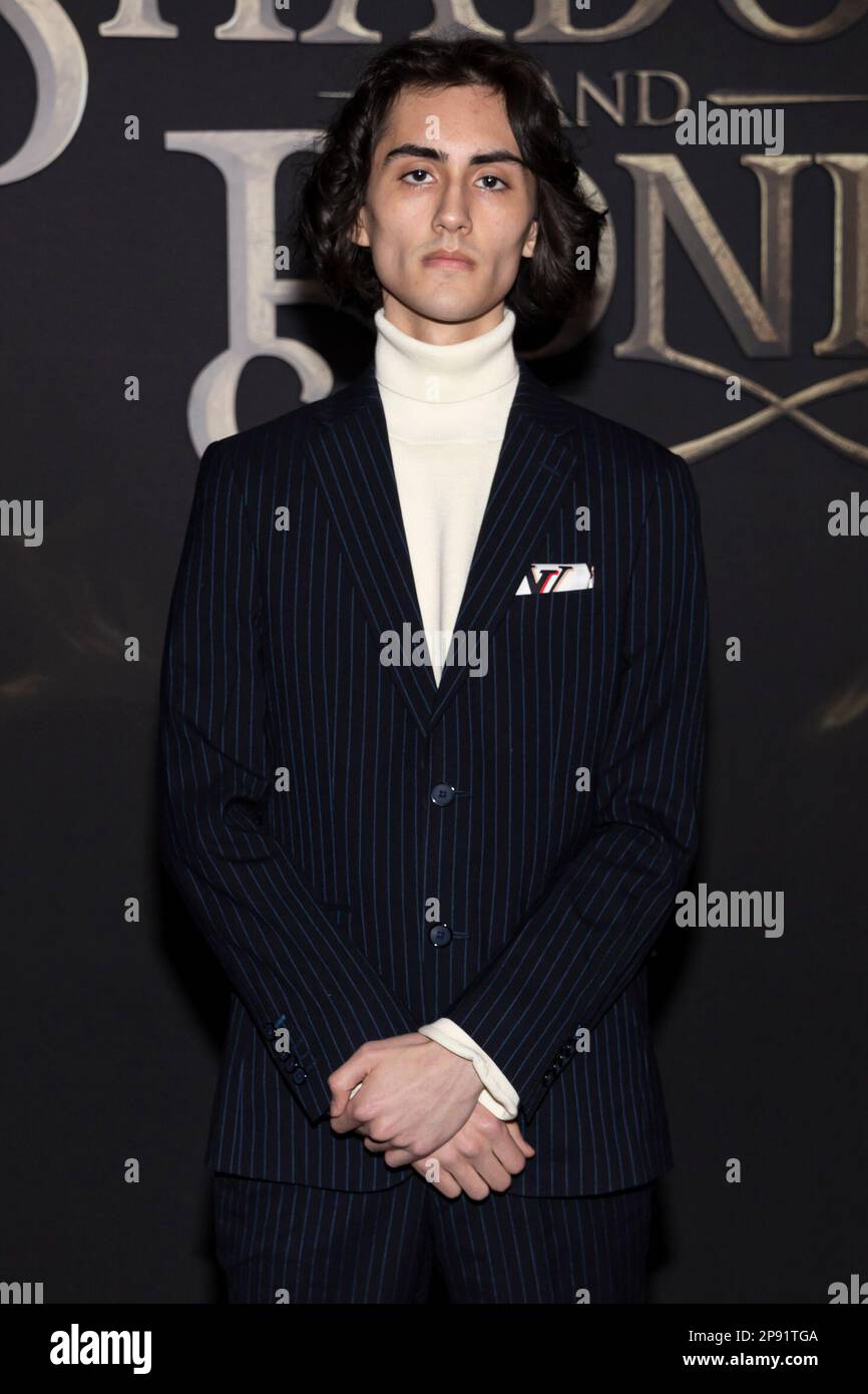 Haydn McLaughlin attends the arrivals of Netflix Shadow and Bone ...