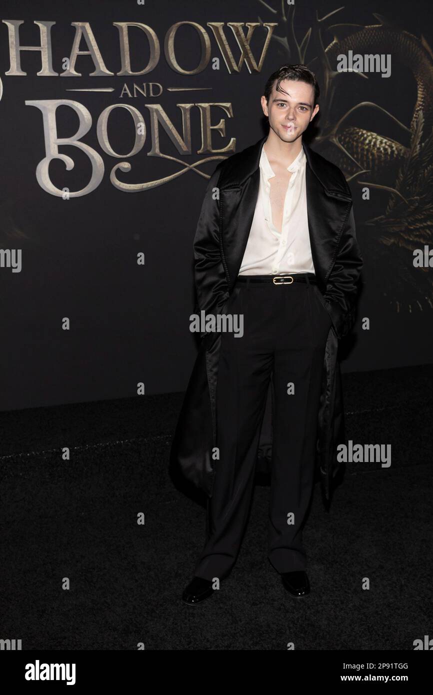 Jack Wolfe attends the arrivals of Netflix Shadow and Bone Premiere at ...
