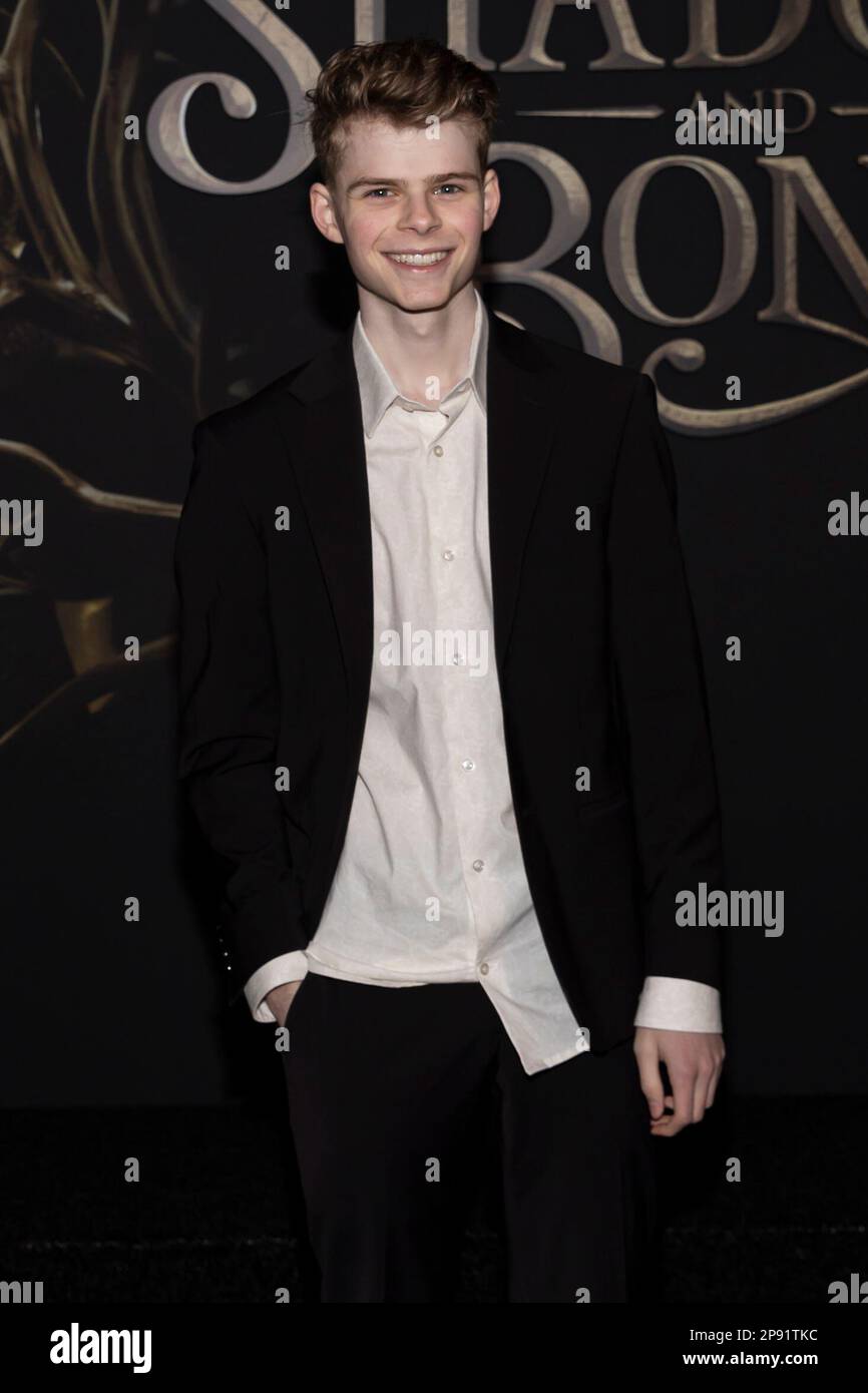 Los Angeles, USA. 09th Mar, 2023. Merrick Hanna attends the arrivals of Netflix Shadow and Bone ...