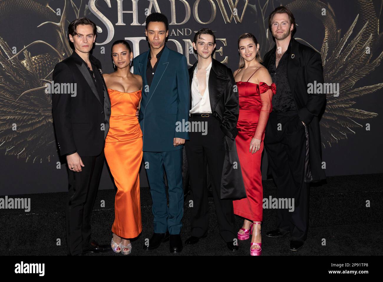 Los Angeles, USA. 09th Mar, 2023. Freddy Carter, Amita Suman, Kit Young ...