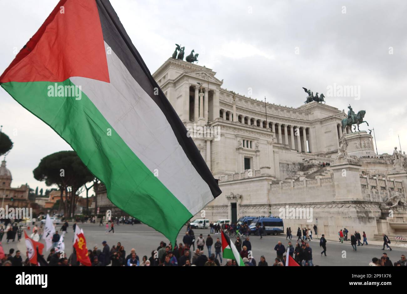 Benjamin netanyahu rome italy israel palestine palestinian pro hi-res ...