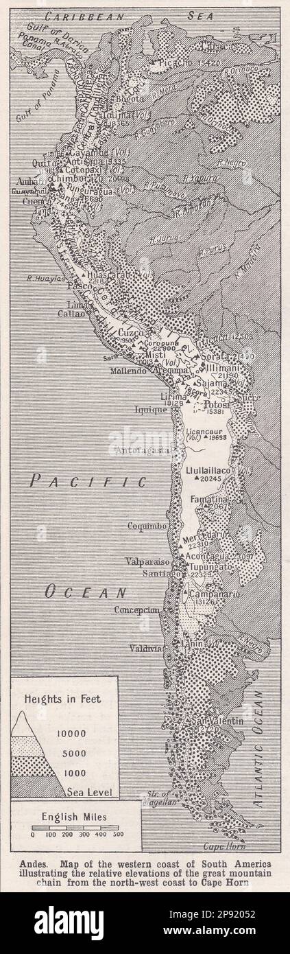 Worlds longest mountain ranges hi-res stock photography and images - Alamy