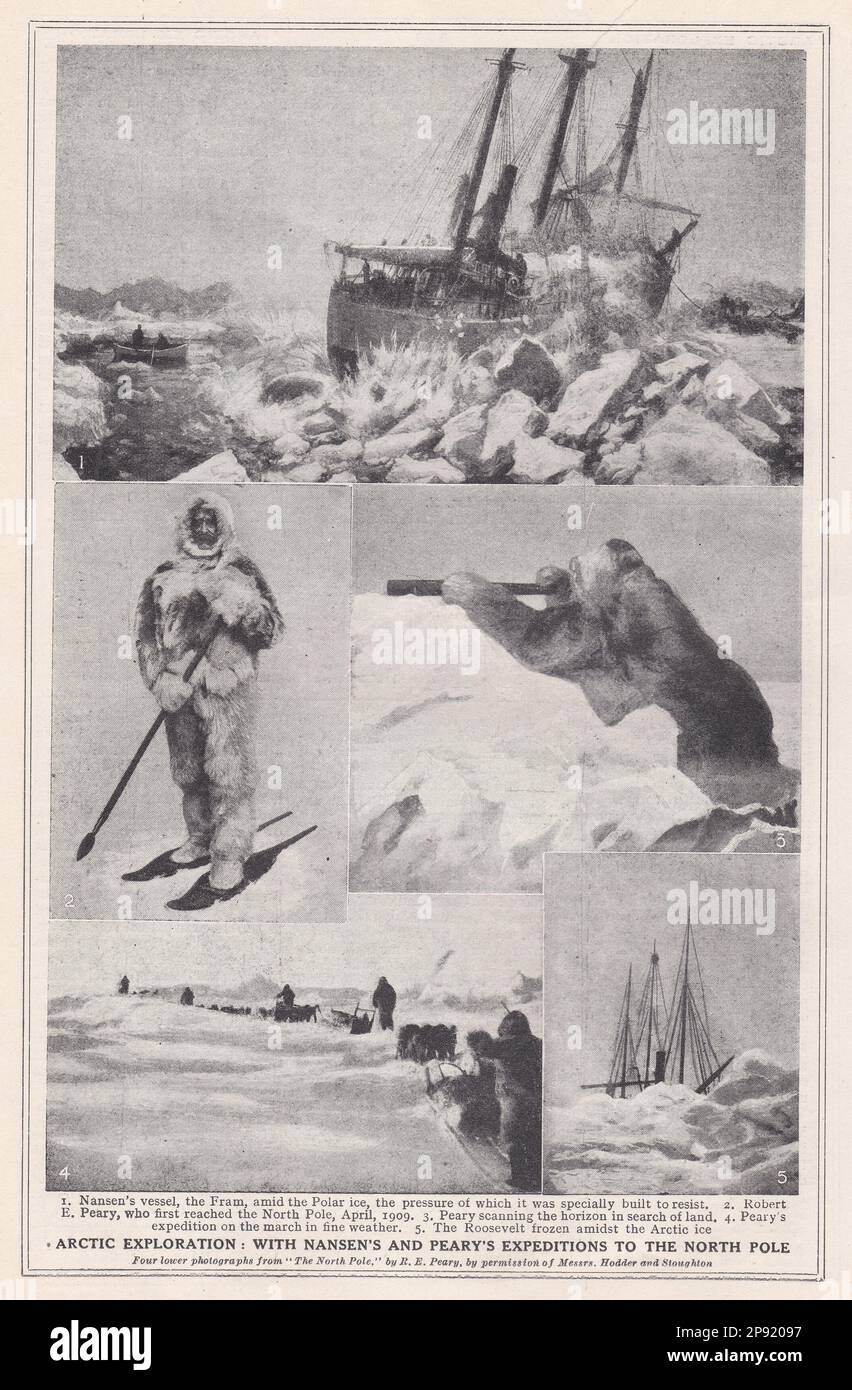 Arctic Exploration with Nansen's and Peary's expeditions to the North ...