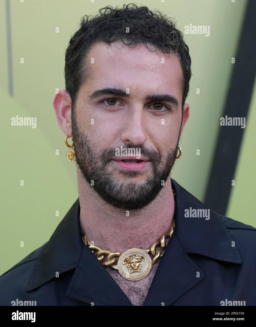 Jordan Firstman arrives at the Versace FW23 Show held at the Pacific ...