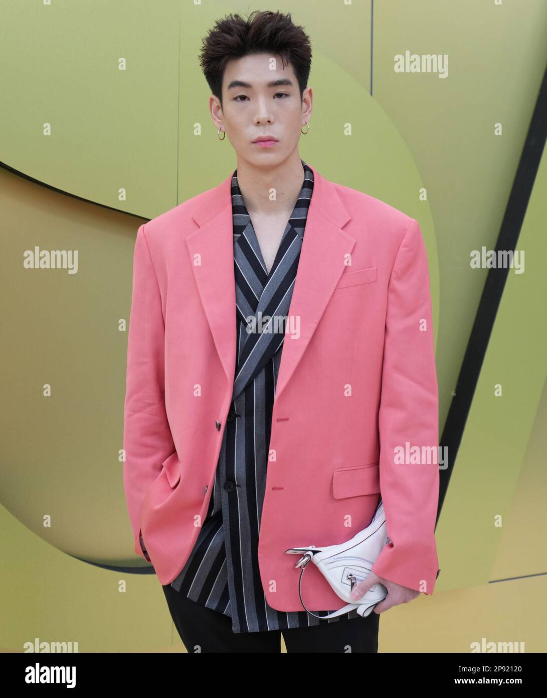 Jaylerr aka Kritsanapoom Pibulsonggram arrives at the Versace FW23 Show ...