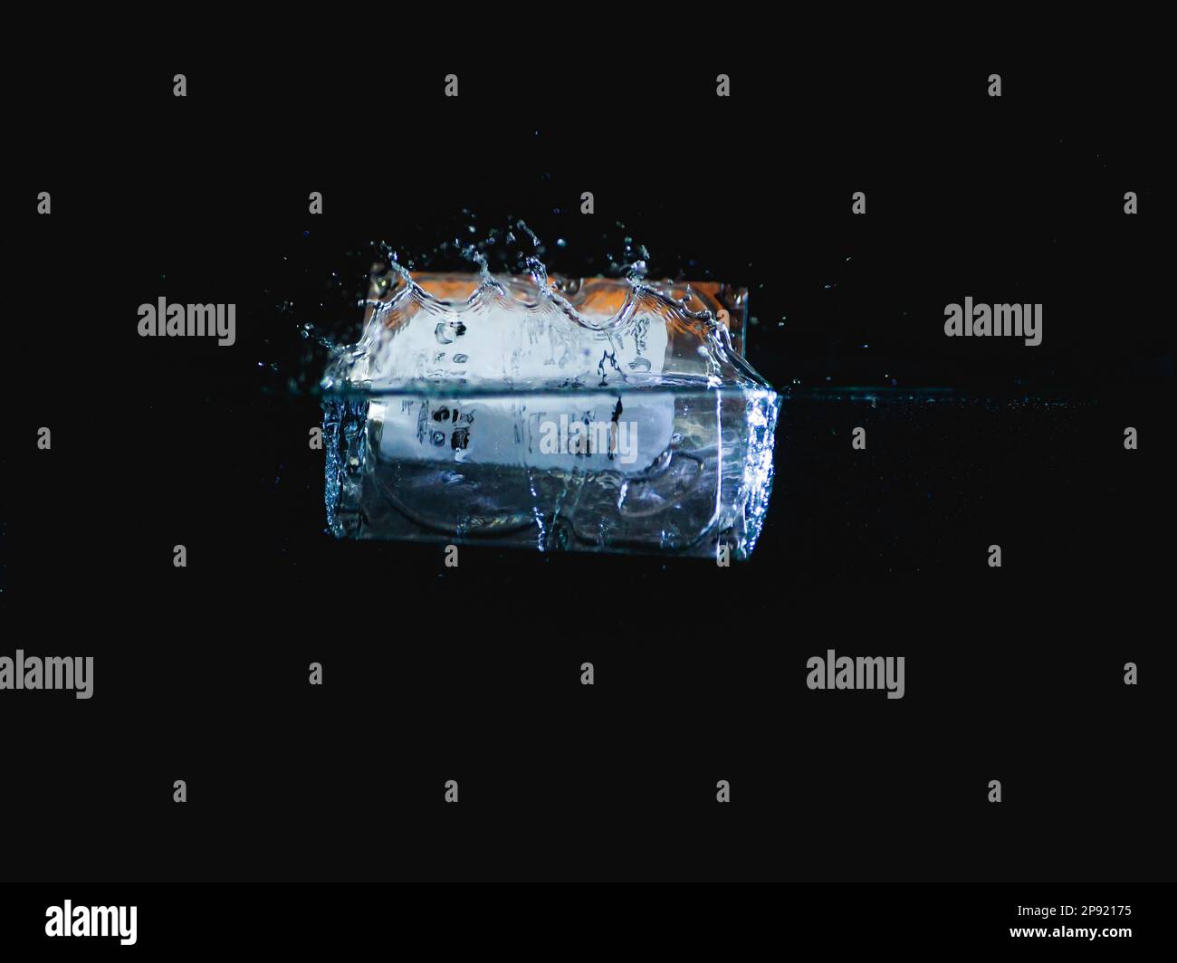 Underwater shot of computer hardware Stock Photo - Alamy