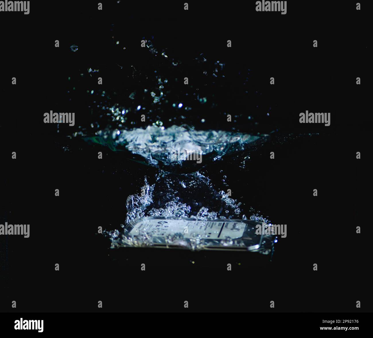 Underwater shot of computer hardware Stock Photo - Alamy