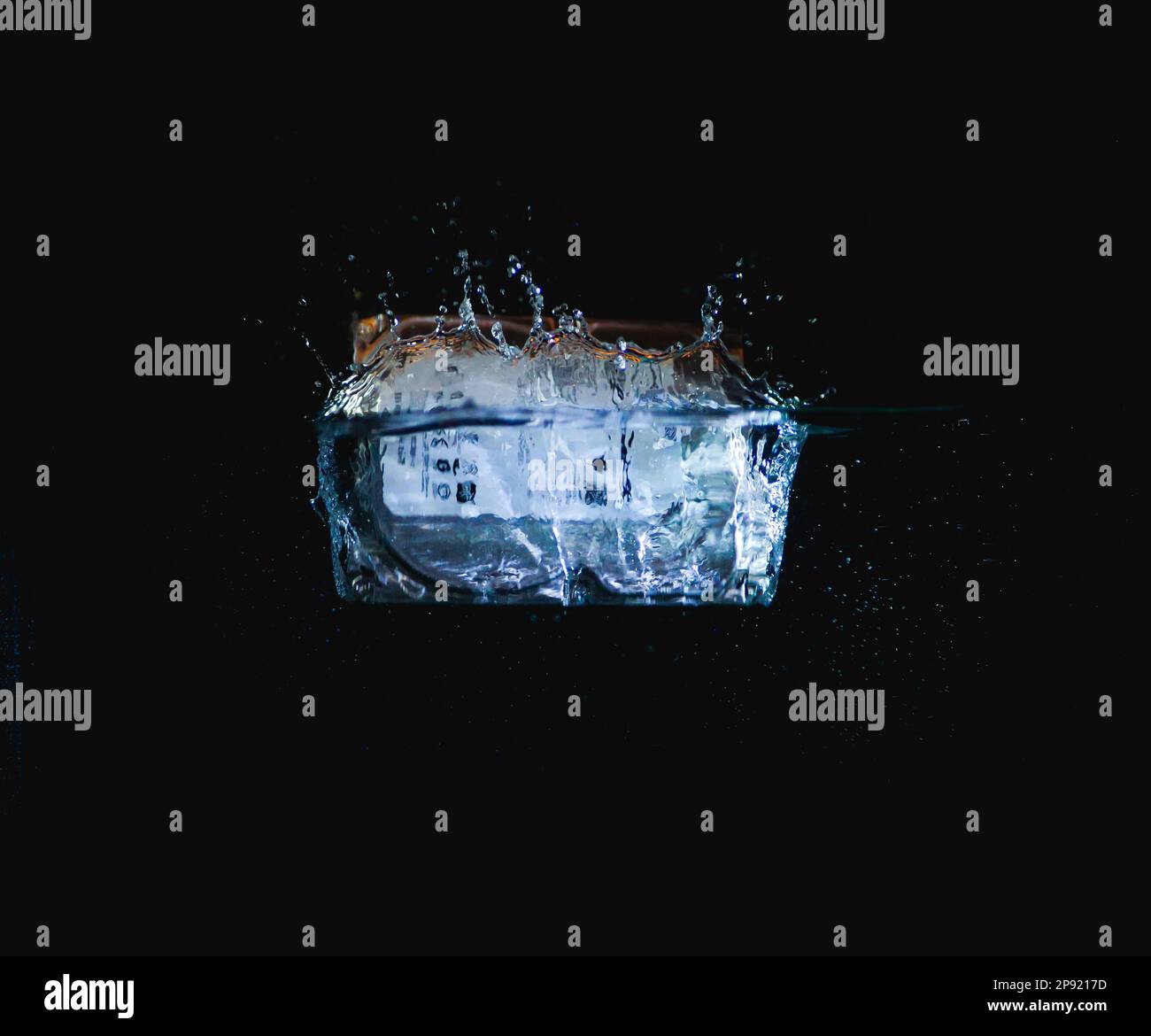 Underwater shot of computer hardware Stock Photo - Alamy