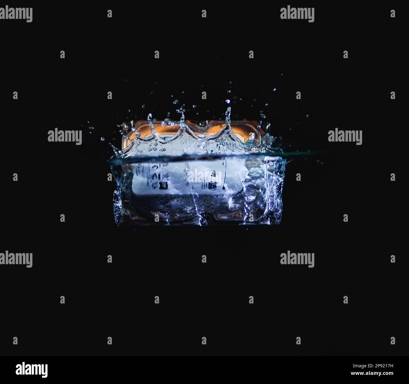 Underwater shot of computer hardware Stock Photo - Alamy