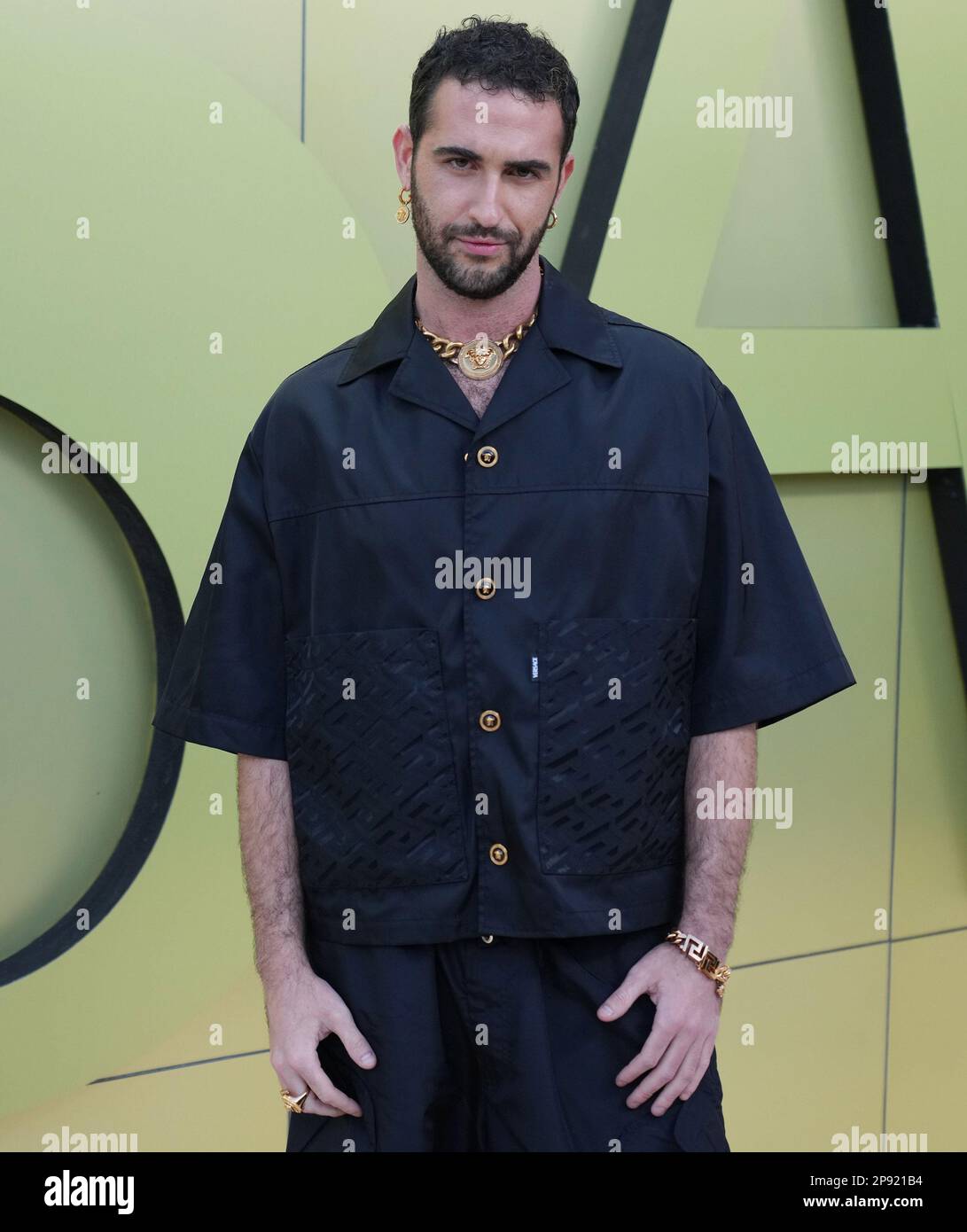 Jordan Firstman arrives at the Versace FW23 Show held at the Pacific ...