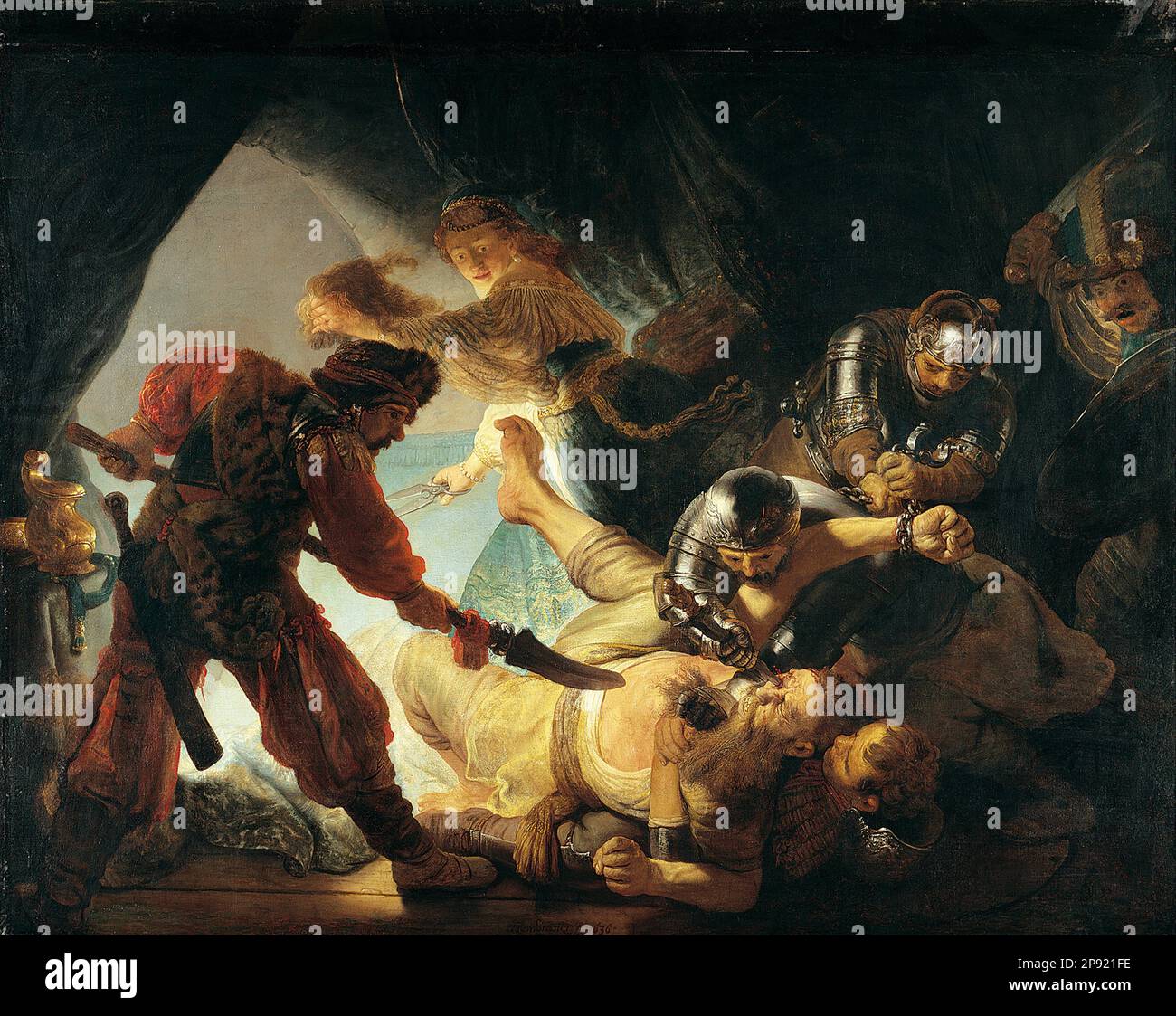 The Blinding of Samson 1636 by Rembrandt Stock Photo - Alamy