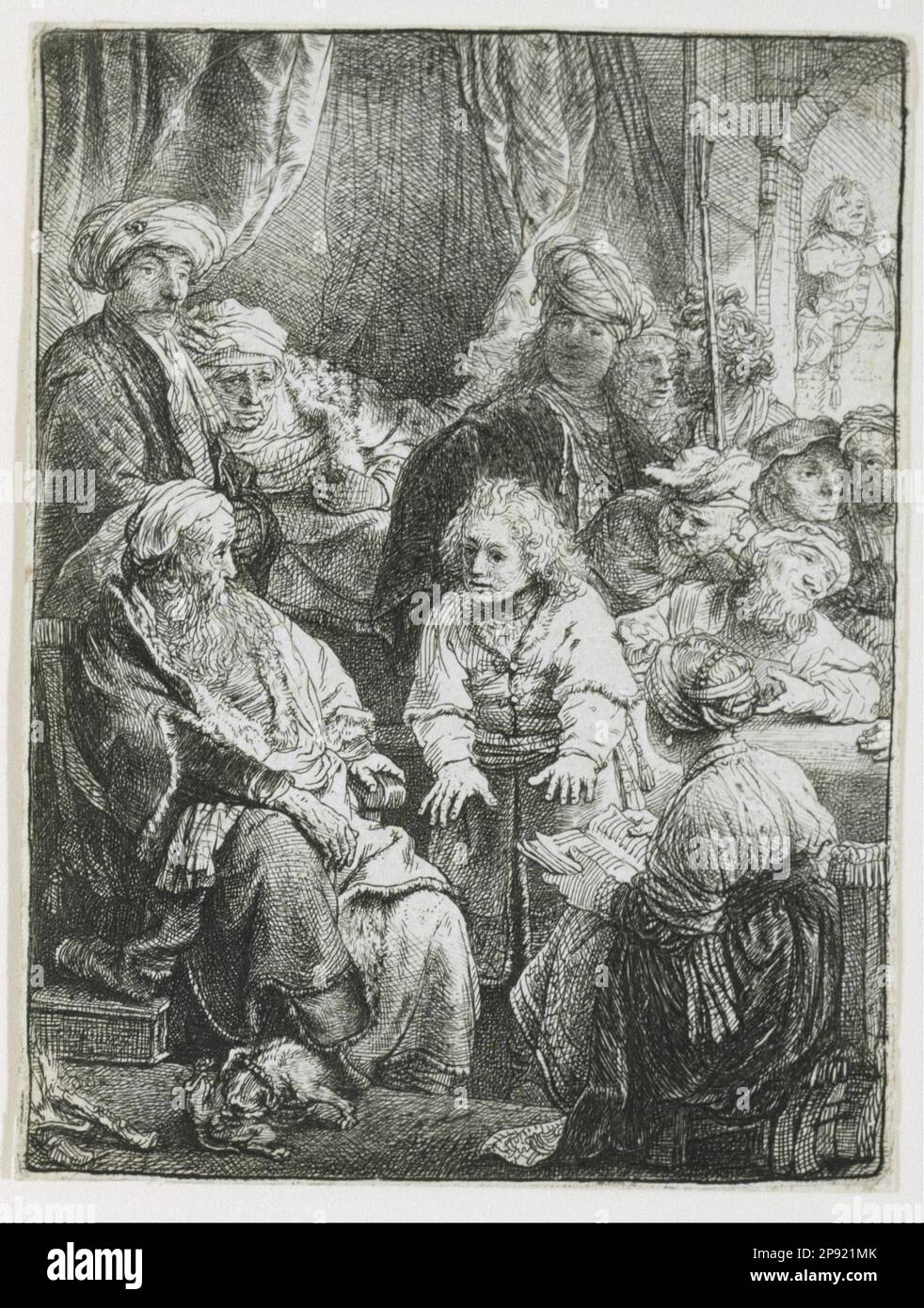 Joseph Telling His Dreams 1638 by Rembrandt Stock Photo - Alamy