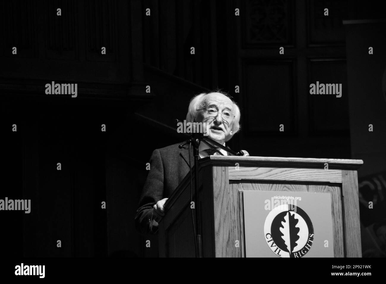 Michael D Higgins Stock Photo - Alamy
