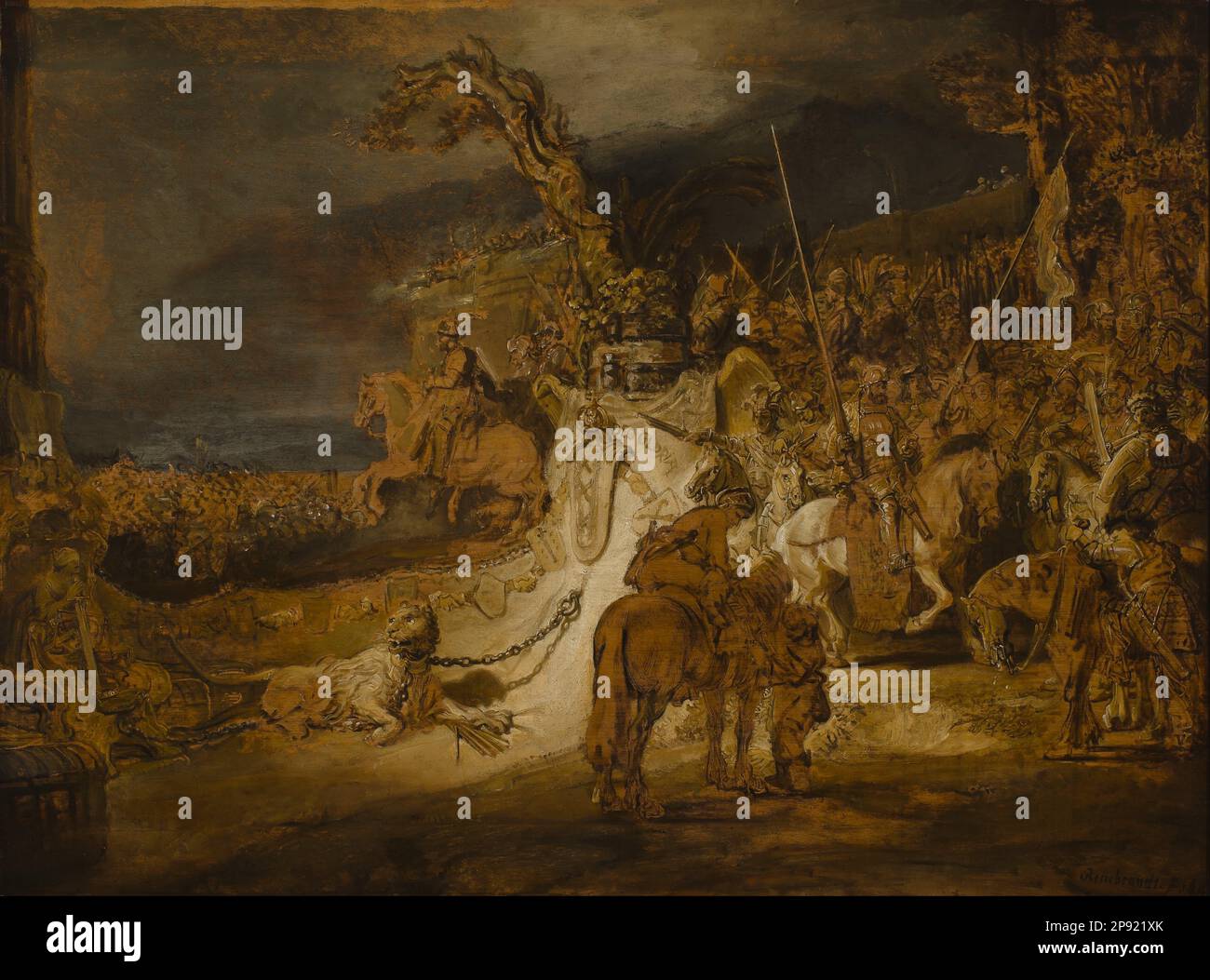 The concord of the state between 1635 and 1641 by Rembrandt Stock Photo ...