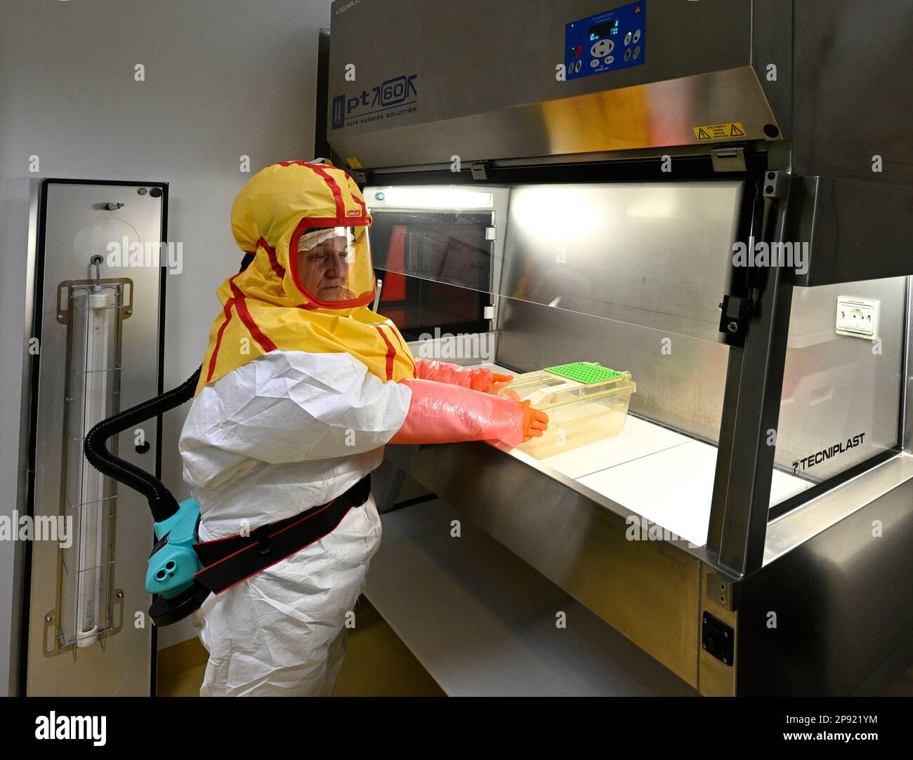 Vestec, Czech Republic. 10th Mar, 2023. The laboratory for working with ...