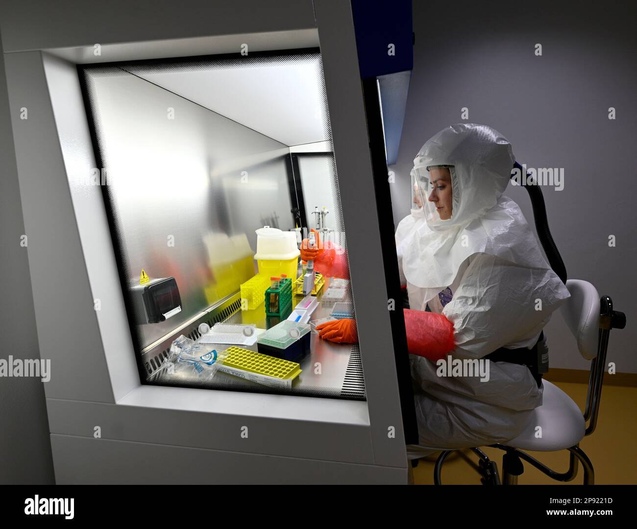 Vestec, Czech Republic. 10th Mar, 2023. The laboratory for working with ...