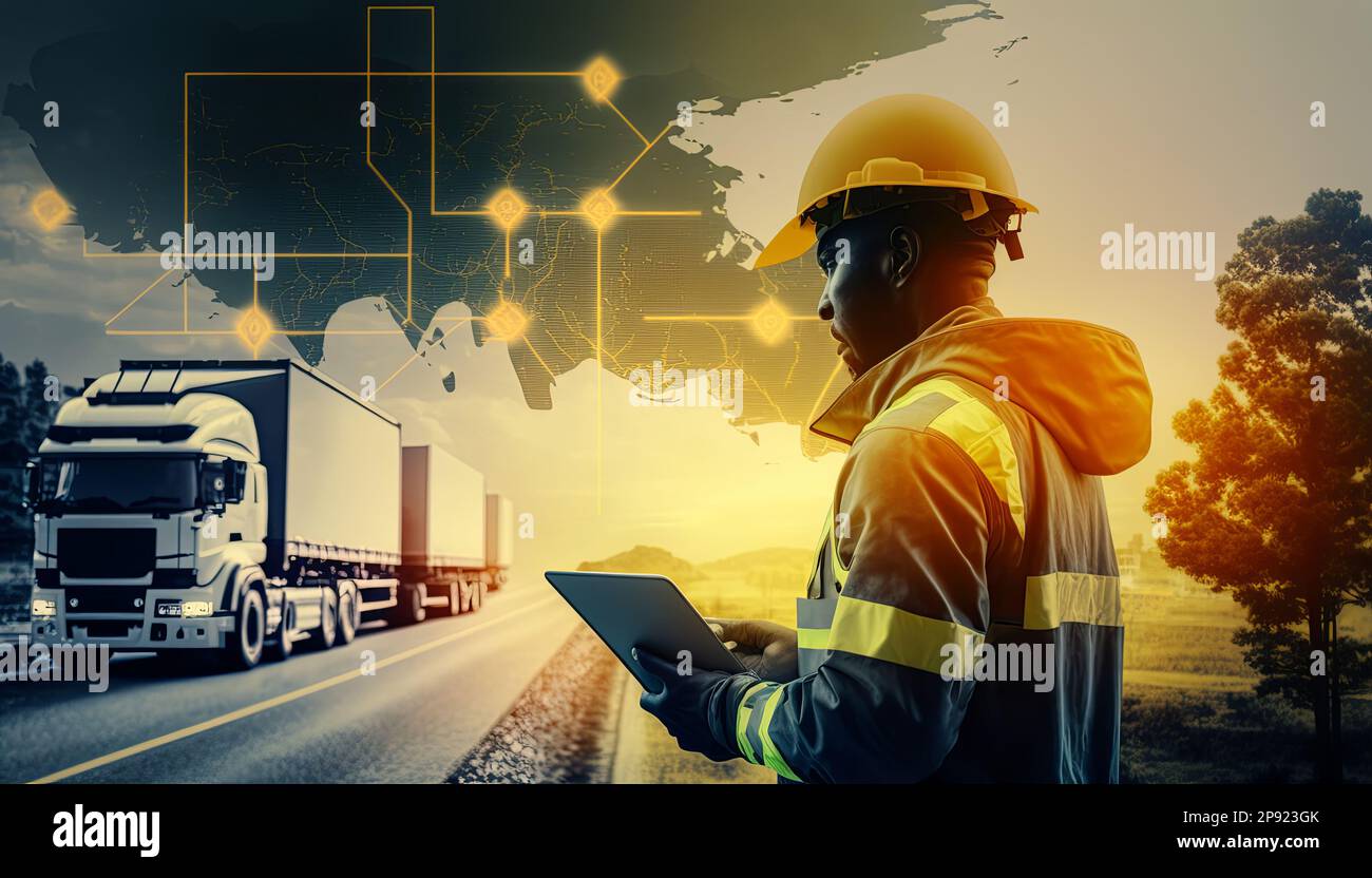 Ship digital network earth hi-res stock photography and images - Alamy