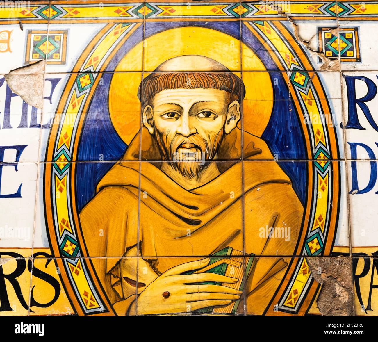 Image of St. Francis in Assisi village in Umbria region, Italy. The ...