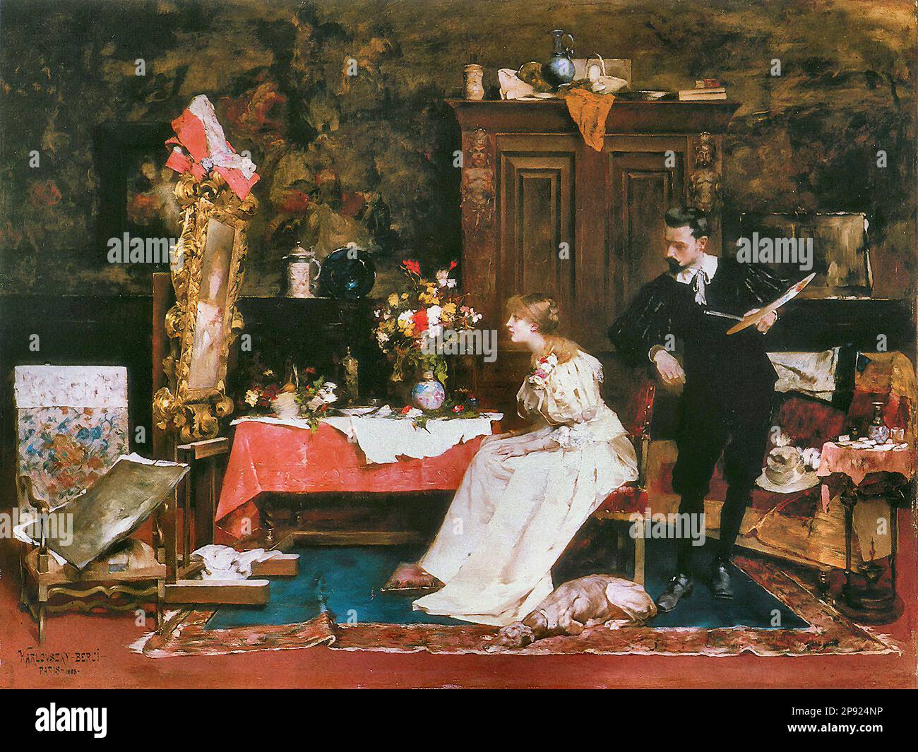 Karlovsky Bertalan - a Művész Stúdióban - Magyar Iskola - XIX ...