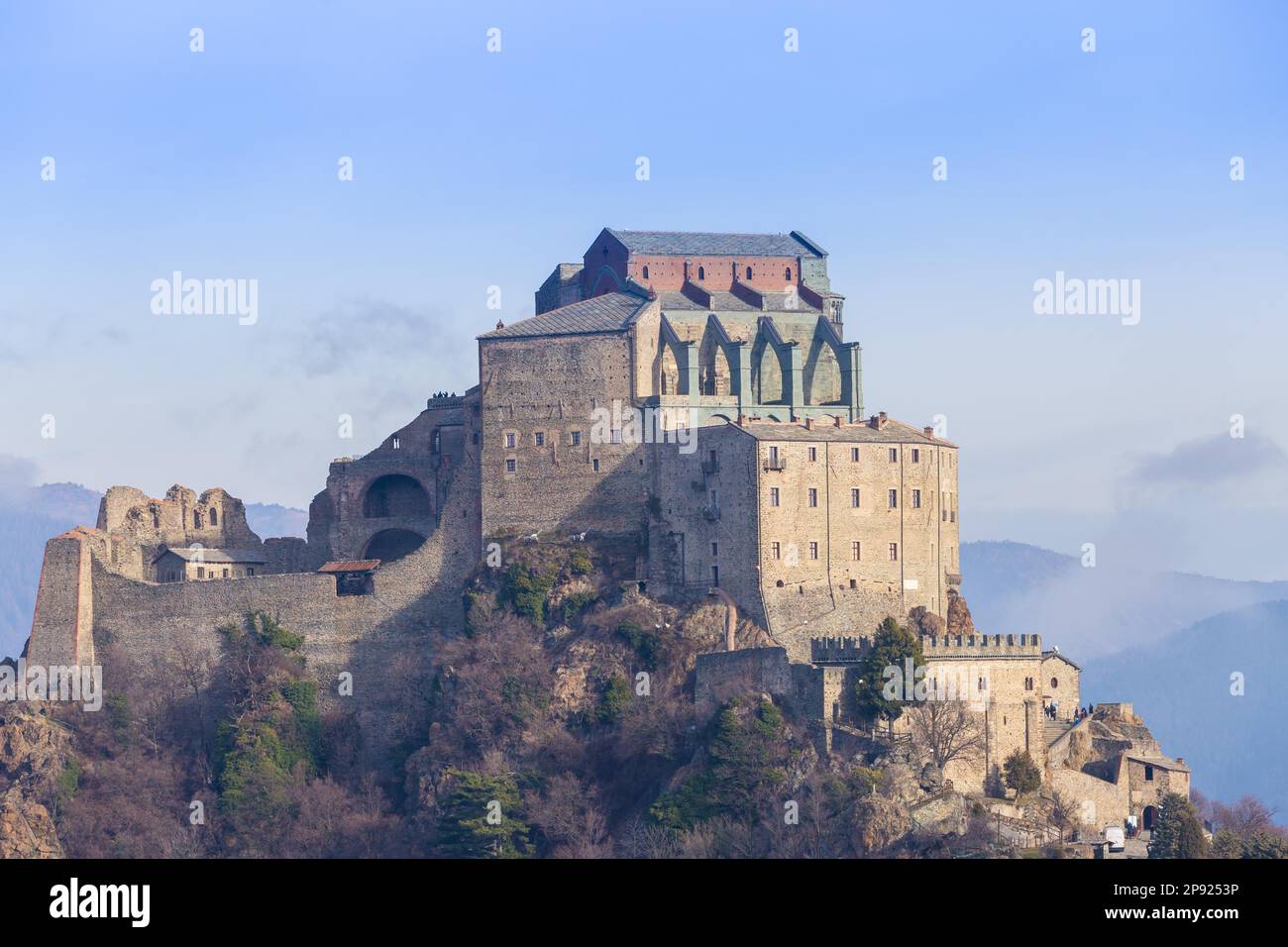 St Michael Abbey - Sacra di San Michele - Italy. Monastic mediaeval ...