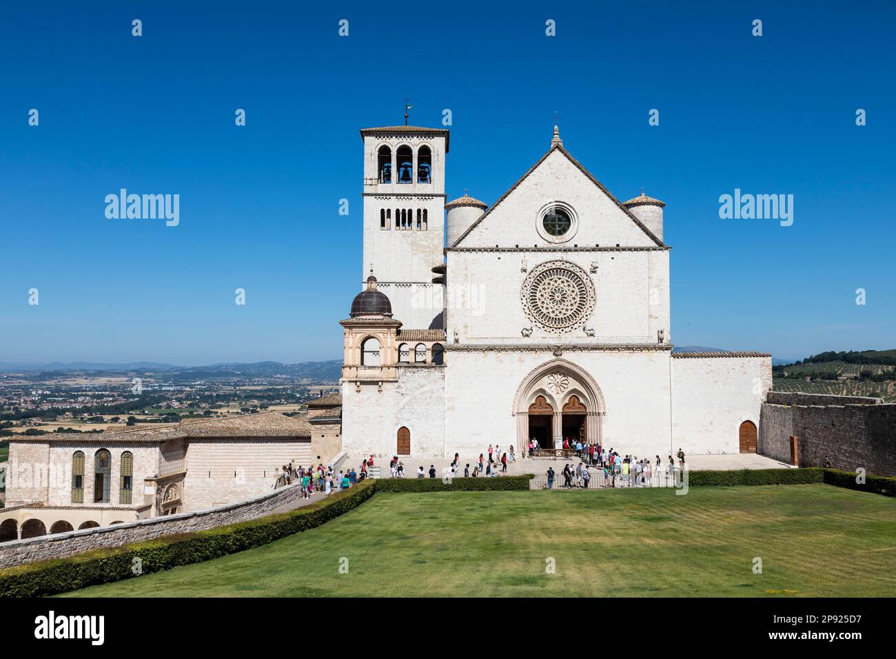 Assisi village in Umbria region, Italy - circa June 2021: the most ...
