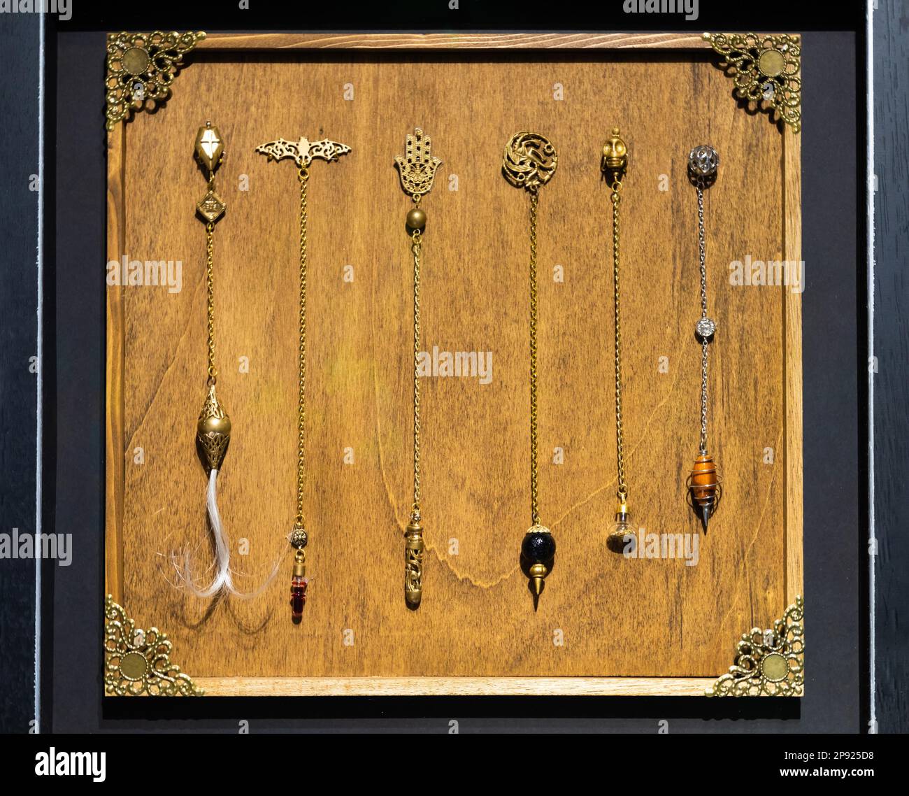 Esoteric magic pendulum collection. Vintage symbol of esoterism ...