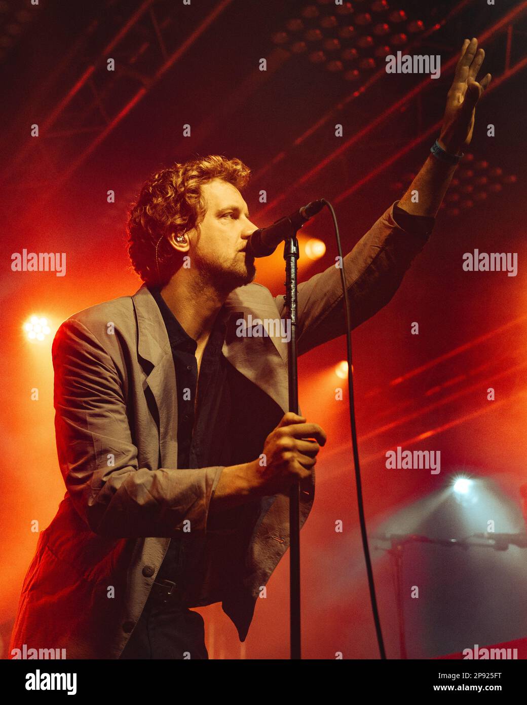 Milan, Italy, 09th Mar 2023. Belgian indie singer Warhaus (Maarten ...