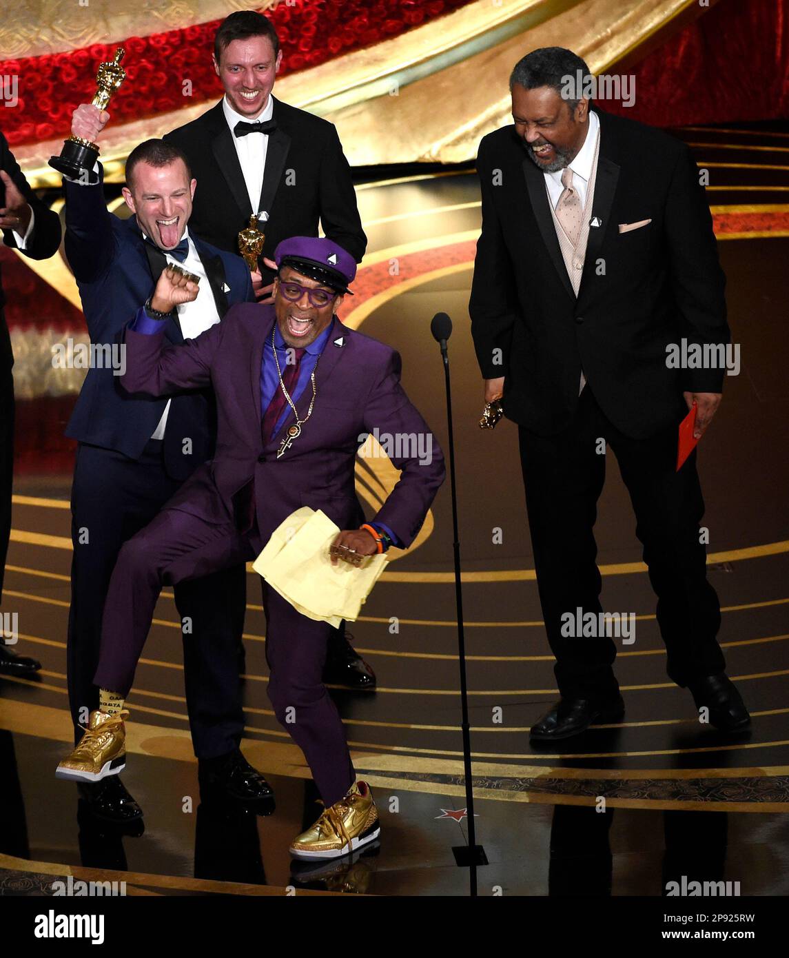 FILE - Spike Lee, foreground center, Charlie Wachtel, from left, David ...