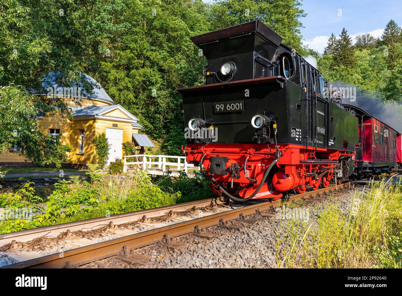 Selke Valley Railway in Alexisbad Stock Photo - Alamy