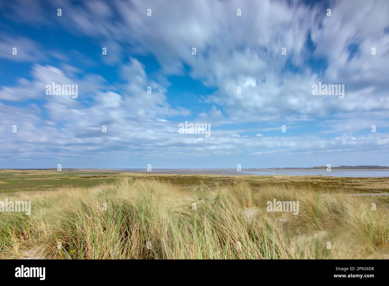 Summer light mood in the dune landscape of Sylt Stock Photo - Alamy