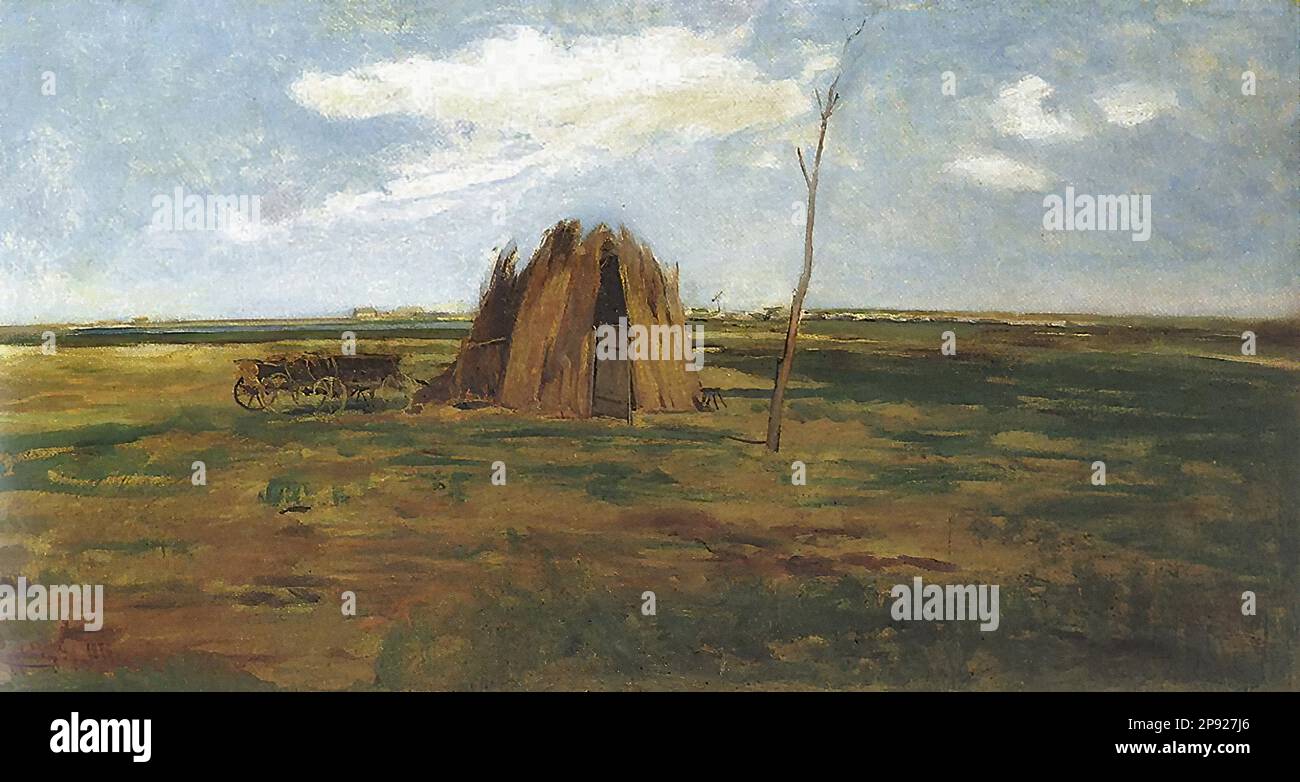 Agghazy Gyula - Táj - Magyar Iskola - XIX - Agghazy Gyula - Landscape ...