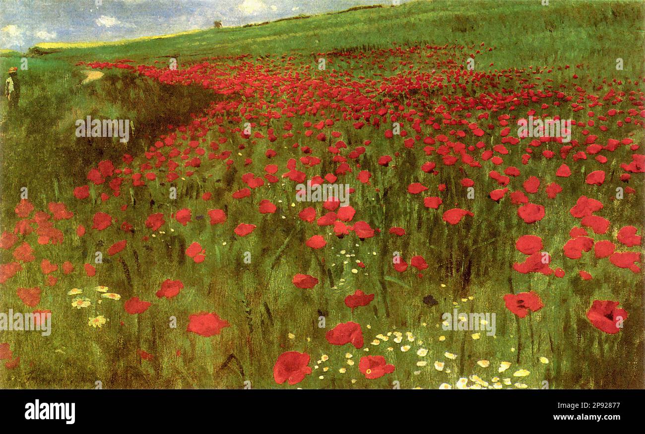 Szinyei Merse PáL - Mák a mezőn 1 - Magyar Iskola - XIX. - Szinyei ...