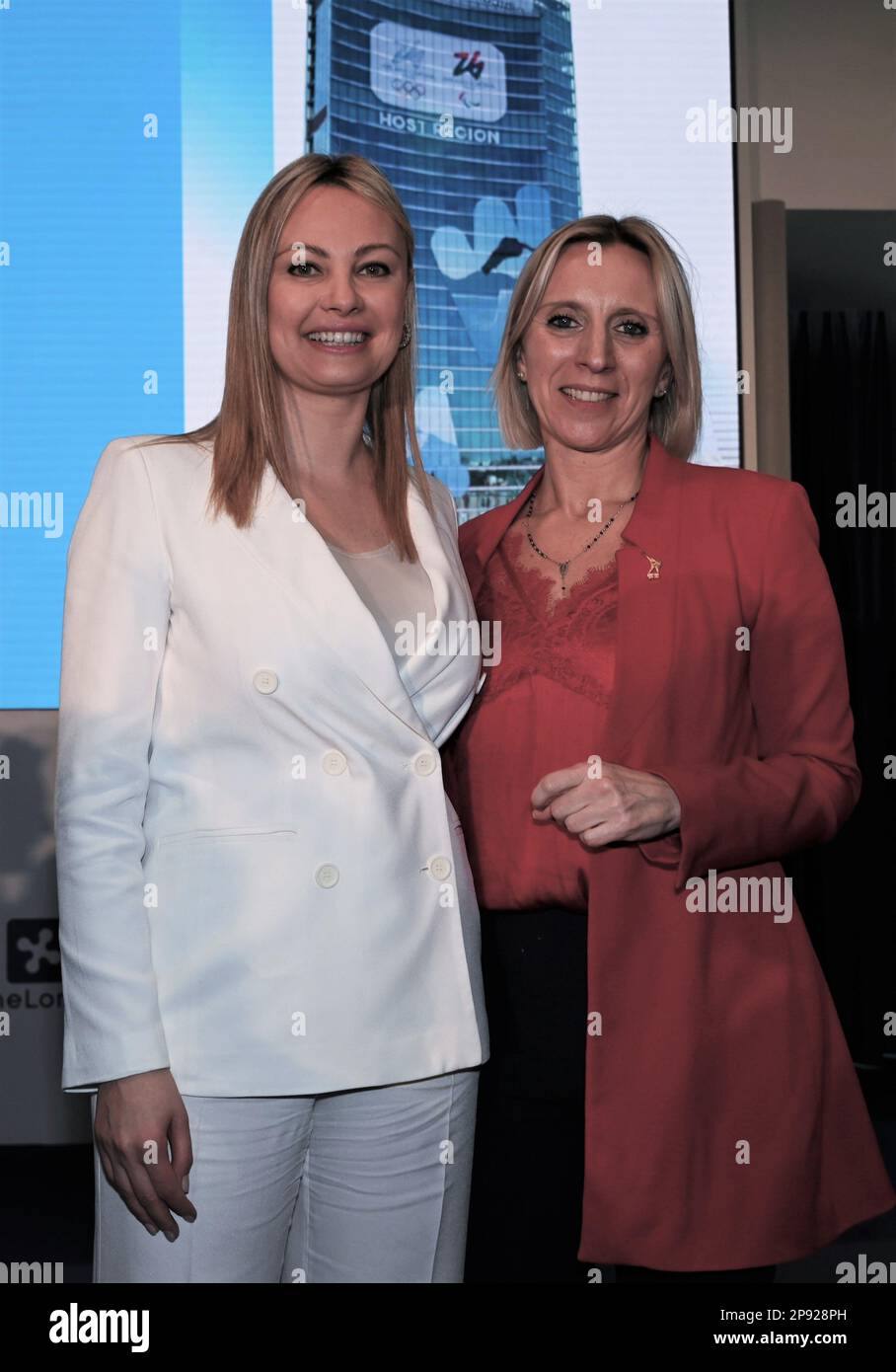 Milan, Italy Palazzo Lombardia, Attilio Fontana president of the ...