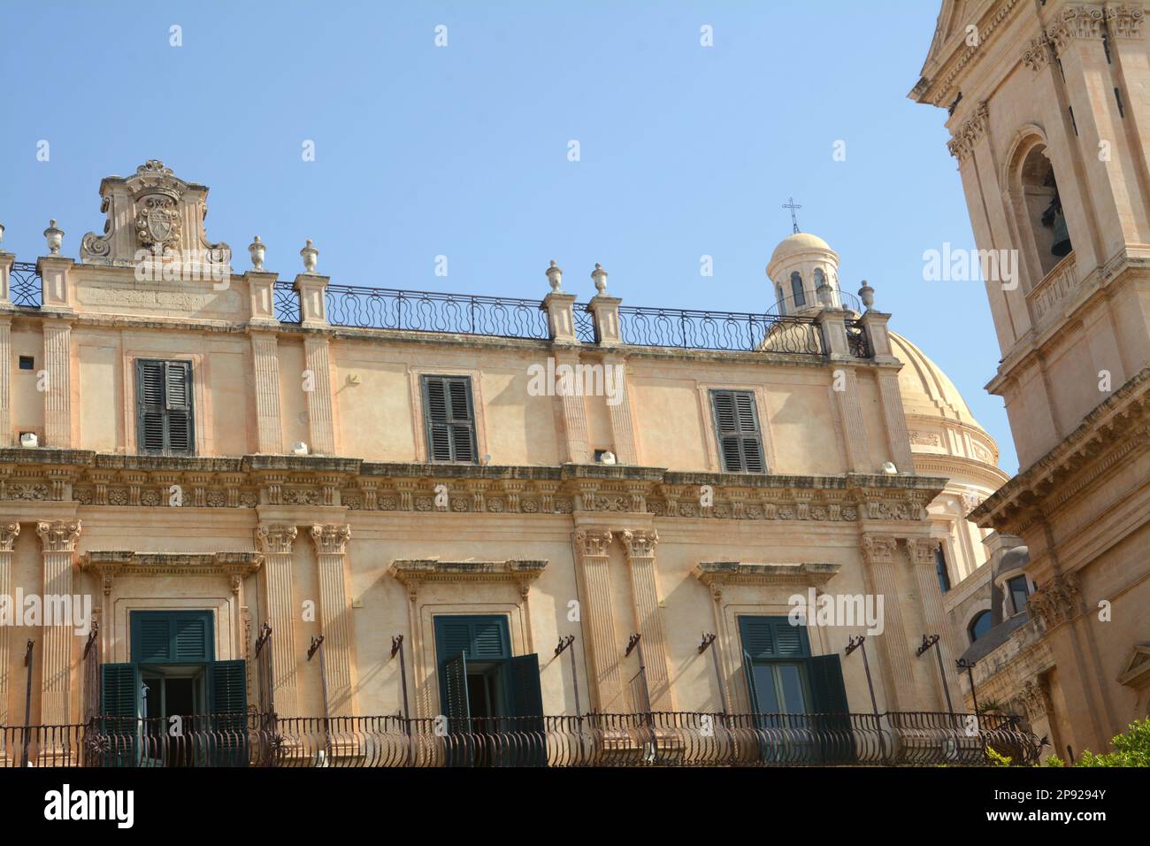 Noto is the capital of Sicilian Baroque with its golden stone ...