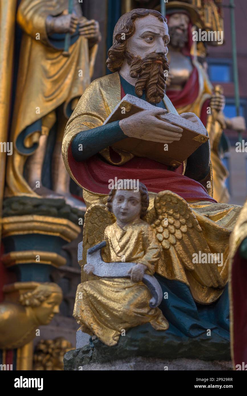 Figure at the Beautiful Fountain: Matthew, Main Market Square ...