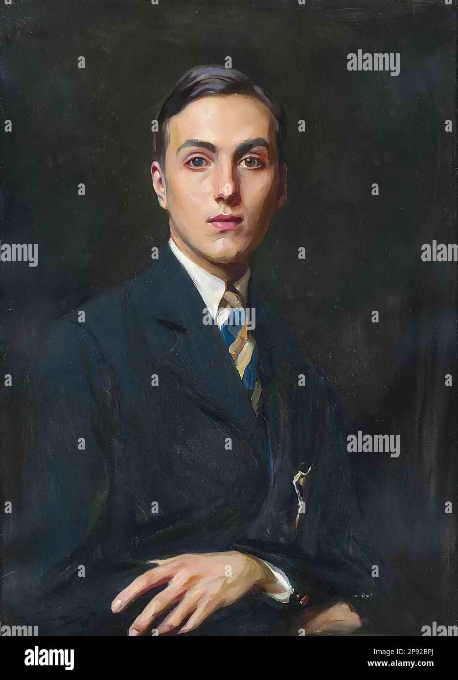 FüLöp Elek László - Angus Vickers portréja - Magyar Iskola - XIX ...