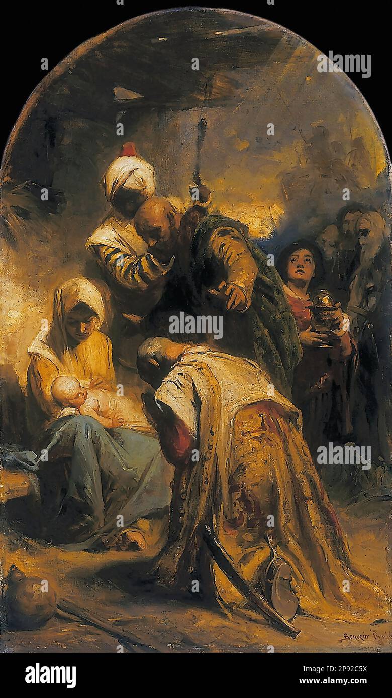 Benczúr Gyula - Háromkirályimádás - Magyar Iskola - XIX - Benczúr Gyula ...