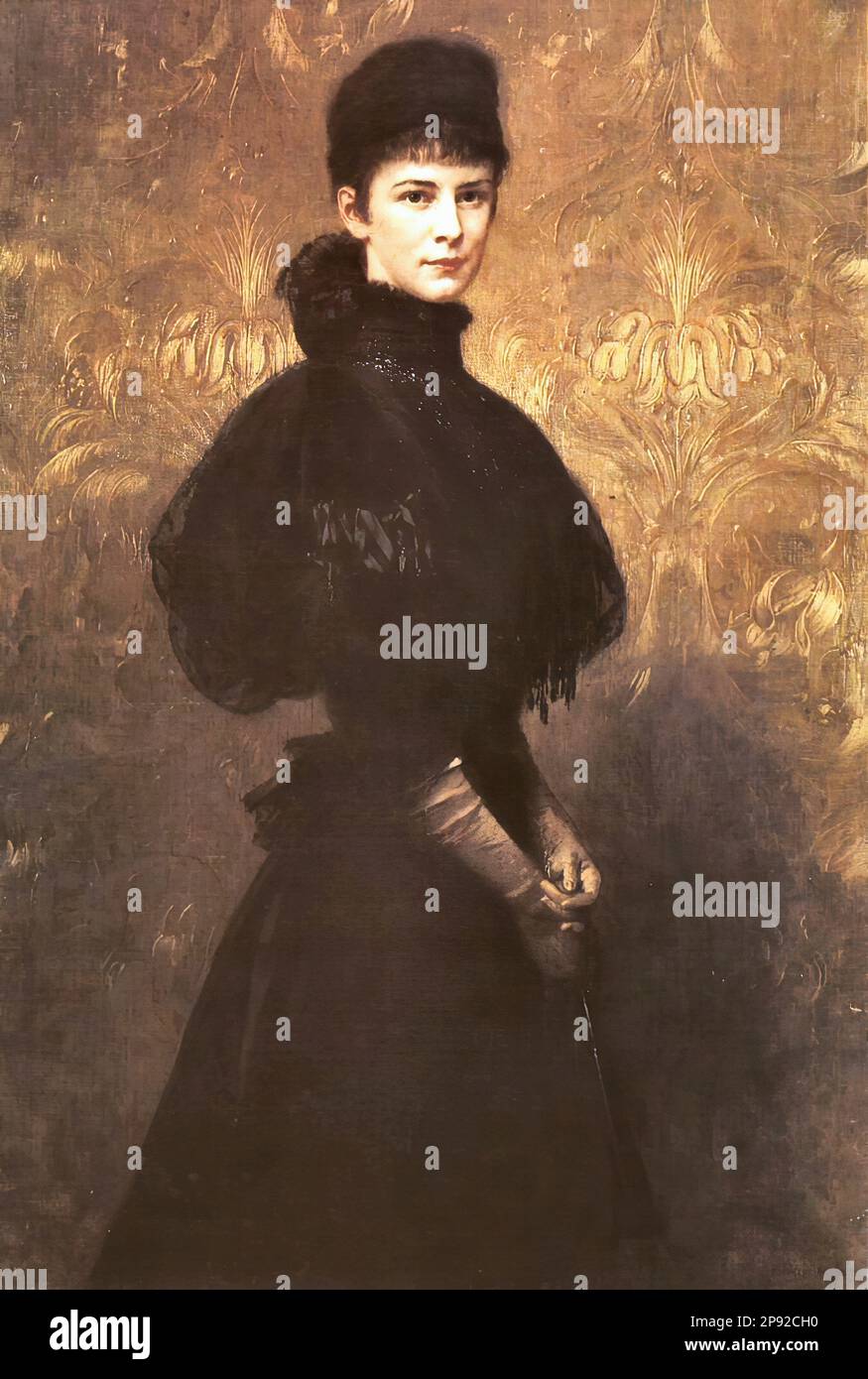 Benczúr Gyula - Erzsébet királyné portréja - Magyar Iskola - XIX ...