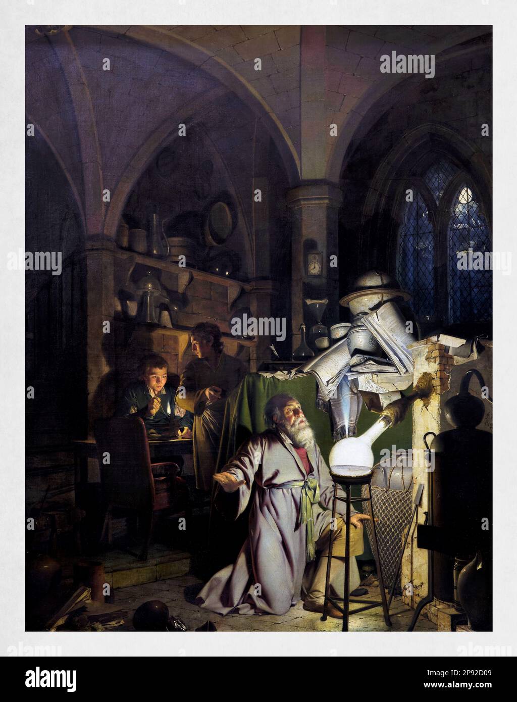 The Alchymist, In Search of the Philosopher’s Stone, painted by Joseph ...